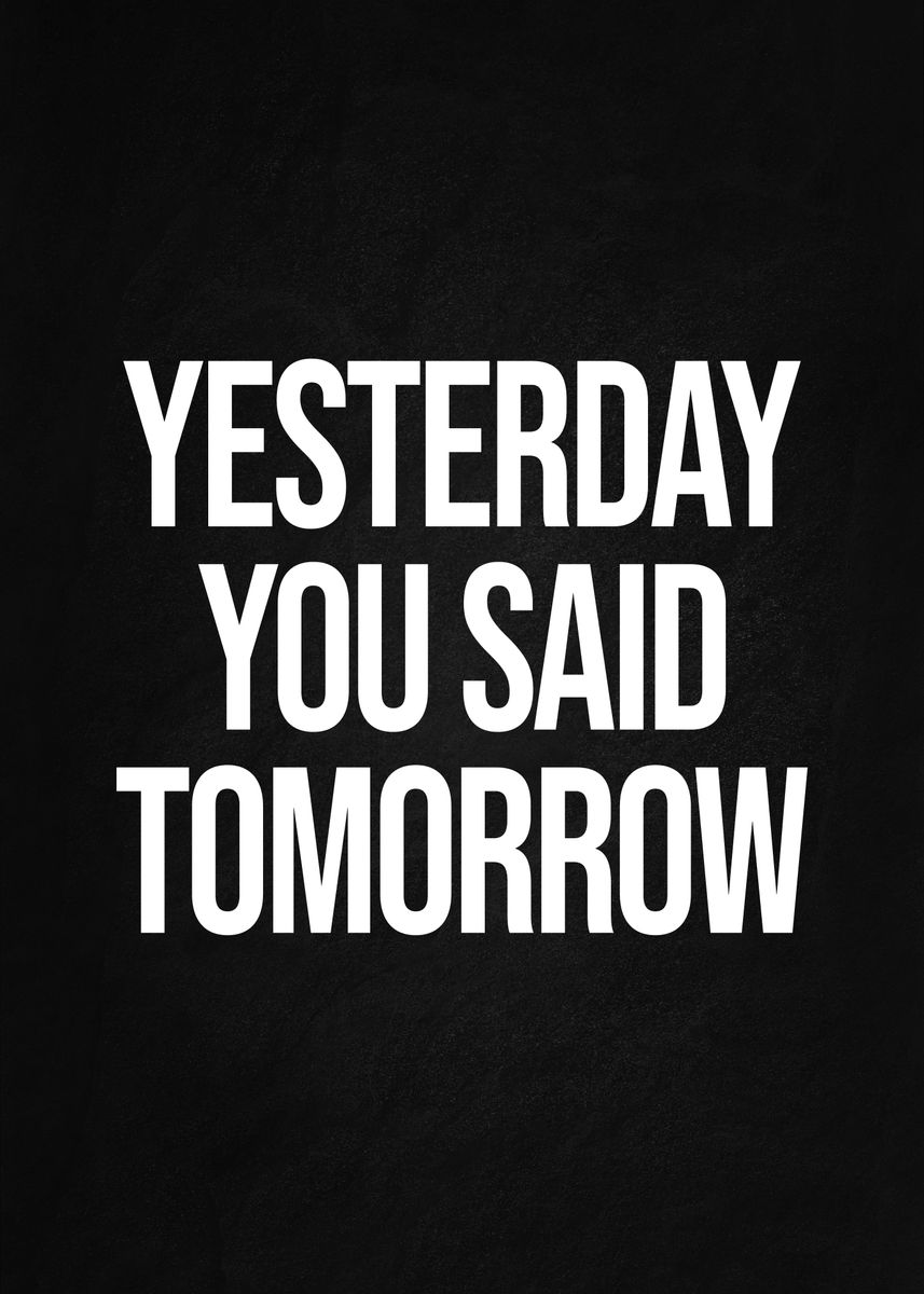 'Tomorrow' Poster, picture, metal print, paint by Conceptual ...