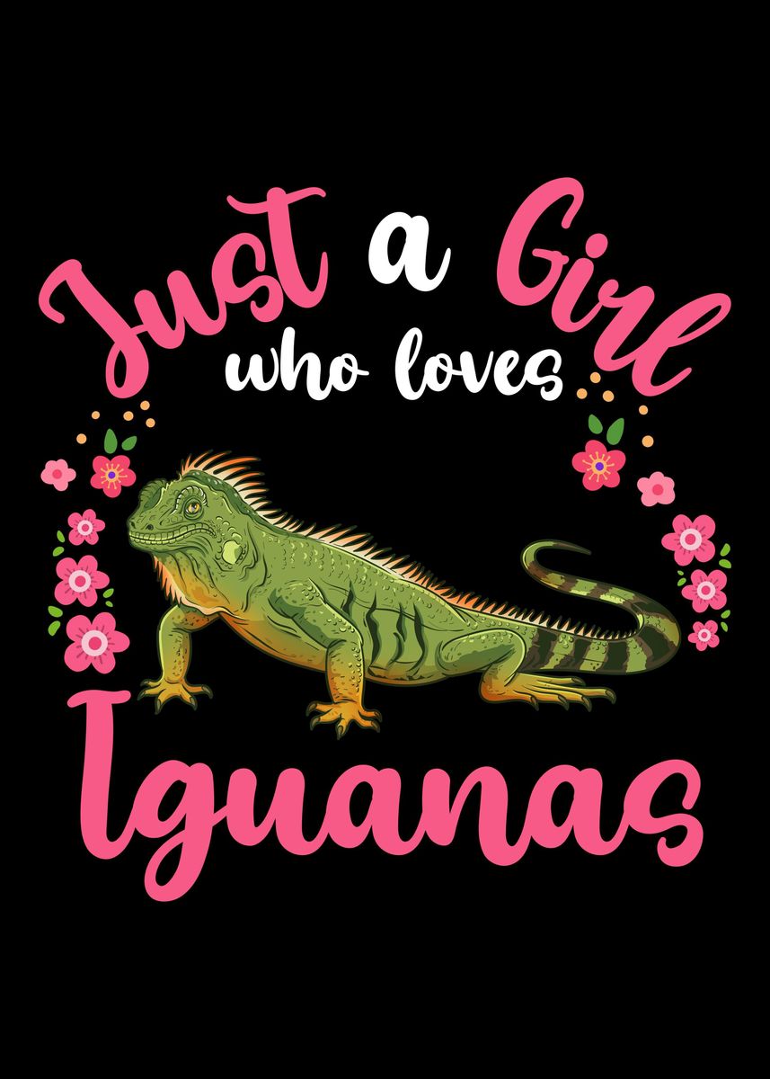 'Iguanas Lizard Reptile Igu' Poster by BLVCKPLATE | Displate
