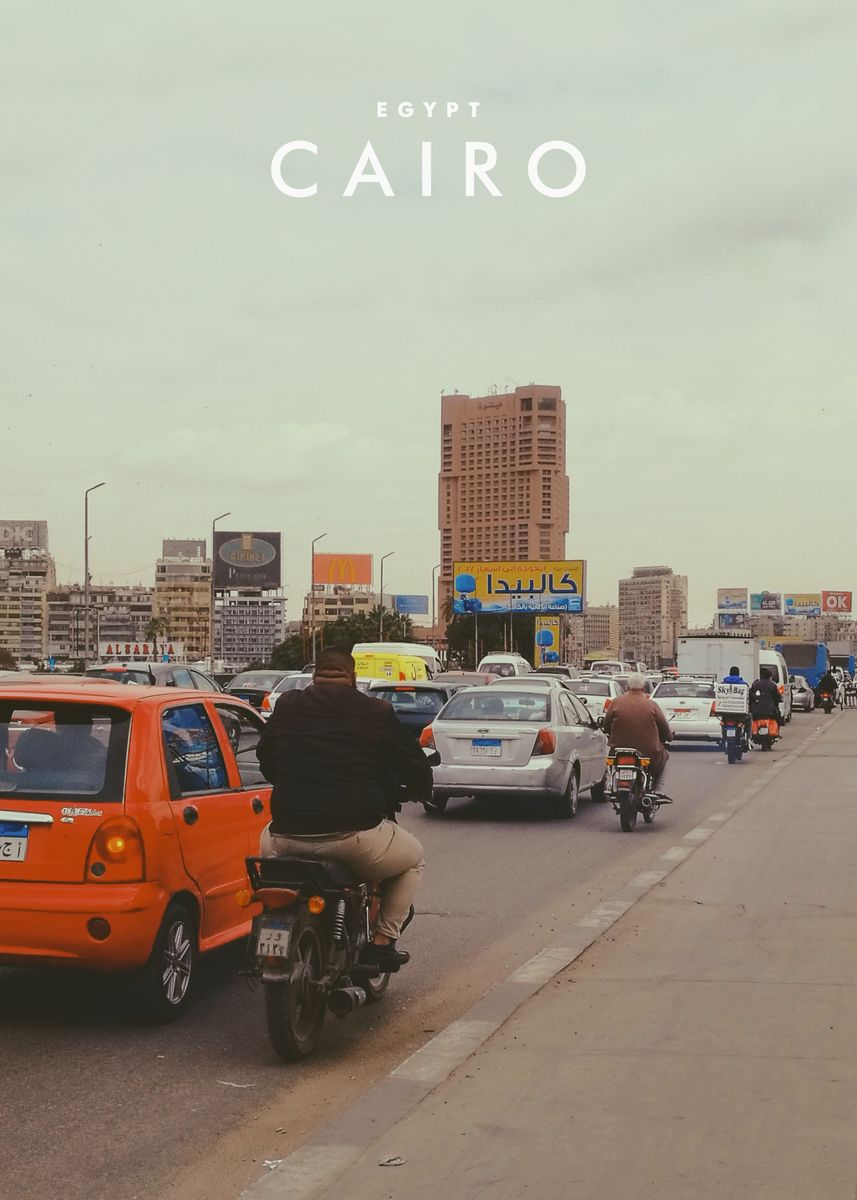 'Cairo City View' Poster, picture, metal print, paint by Pitch ...