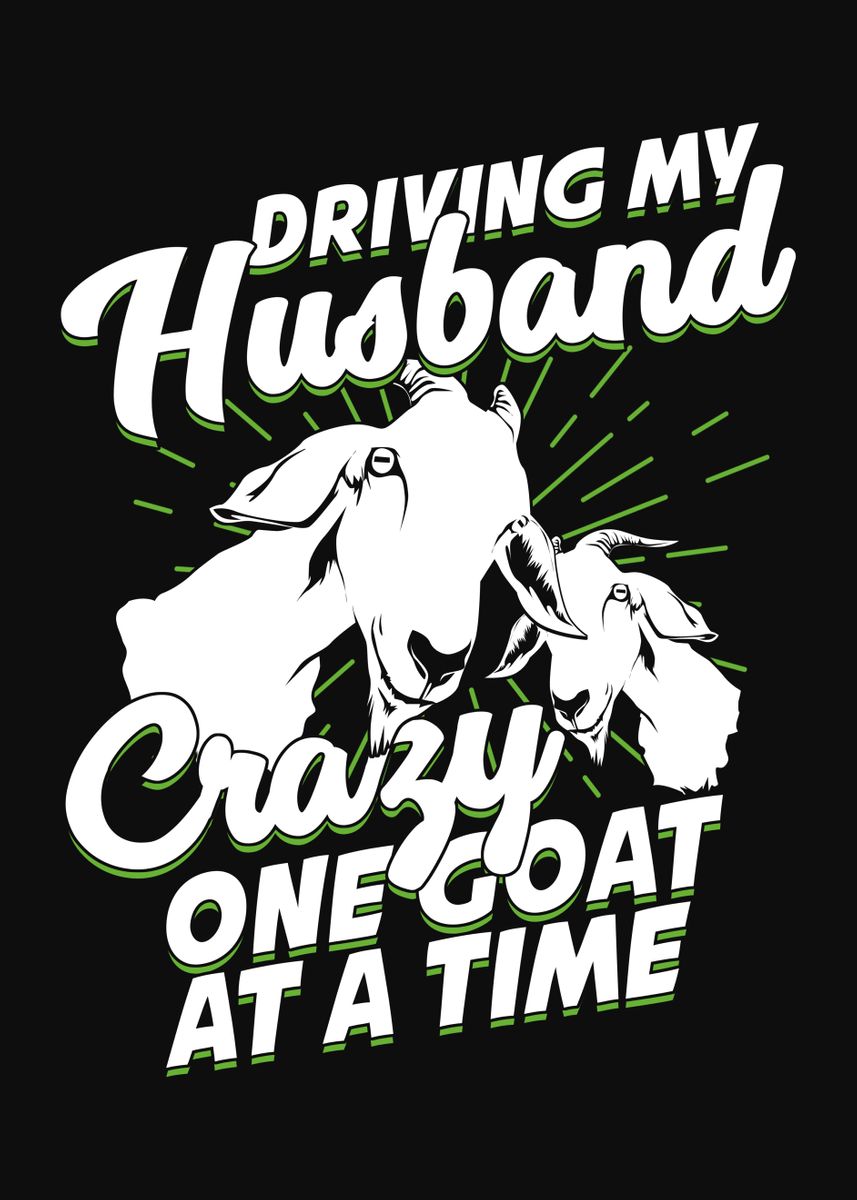 'Goat Animal Design' Poster, picture, metal print, paint by Marcel Doll ...