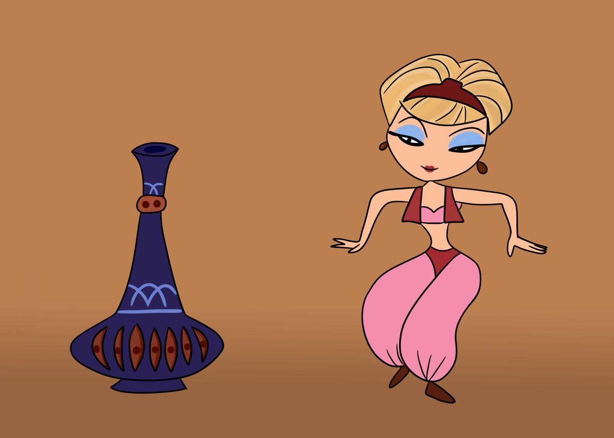 'I Dream of Jeannie Poster' Poster by Nathascha Kehl | Displate