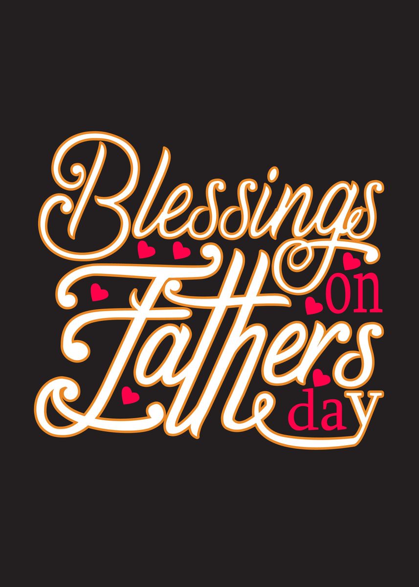 'Blessing Father' Poster, picture, metal print, paint by Beone Digital ...