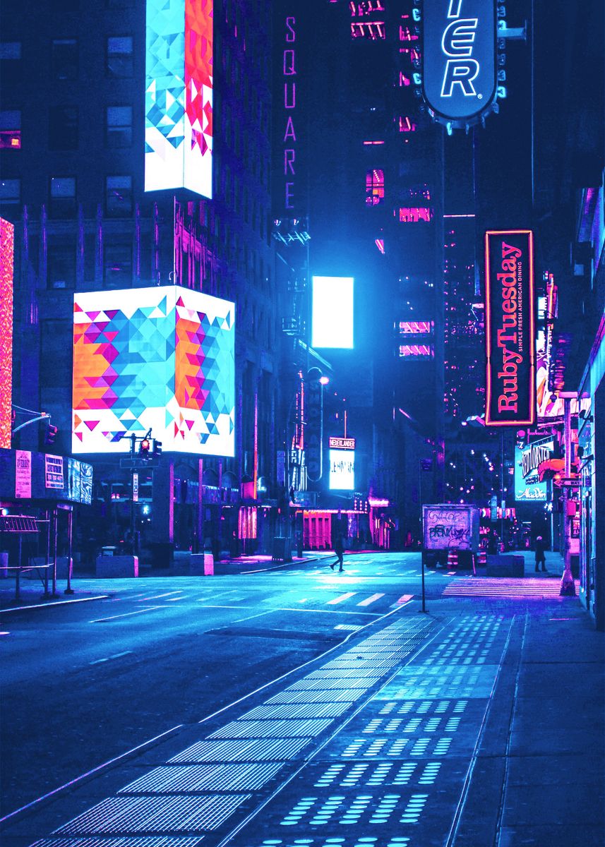 'Cyberpunk' Poster by Conceptual Photography | Displate