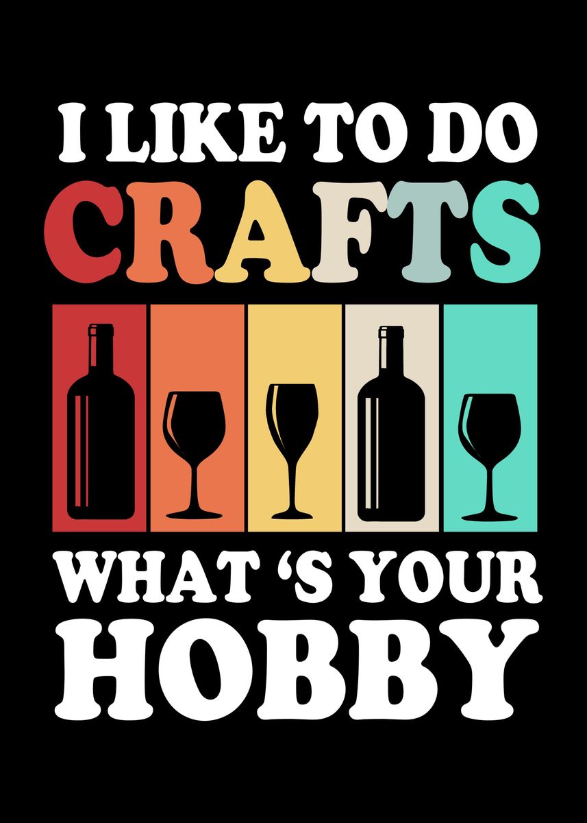 'I Like Crafts Beer Bar' Poster, picture, metal print, paint by ...