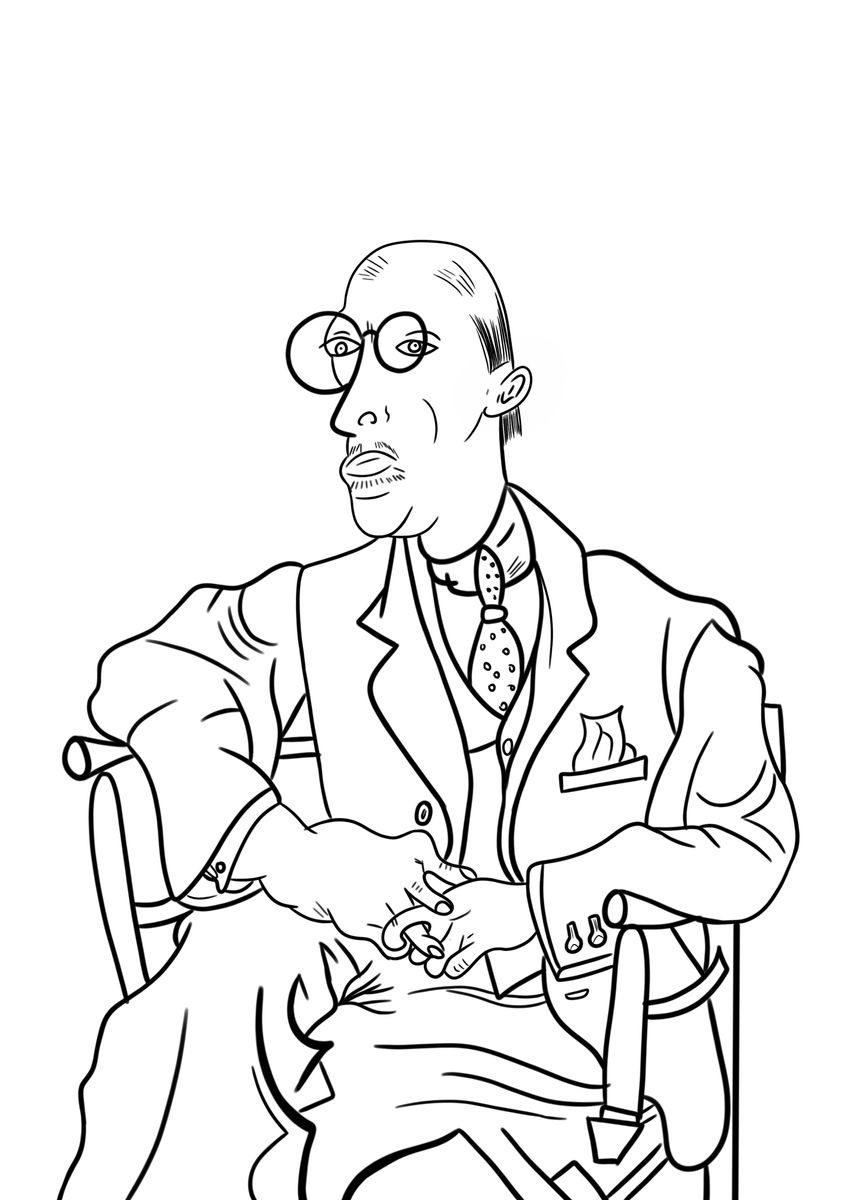 'Stravinsky by Picasso' Poster, picture, metal print, paint by ...
