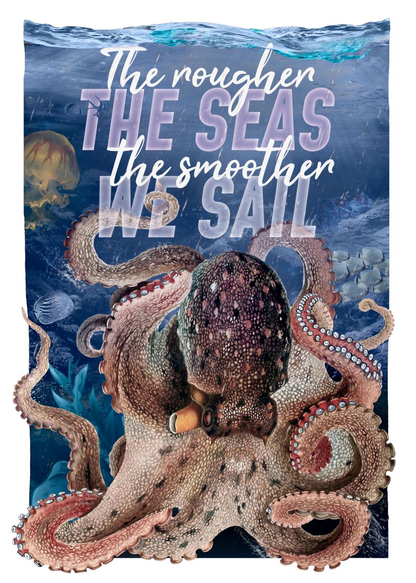 'Ahoy' Poster, picture, metal print, paint by Belchior Canizo | Displate