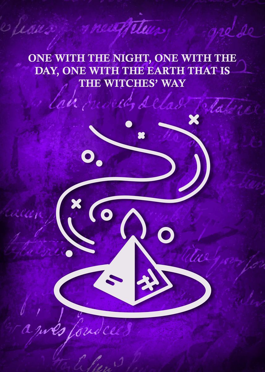 'Wicca Wall Art Decor' Poster, picture, metal print, paint by ...
