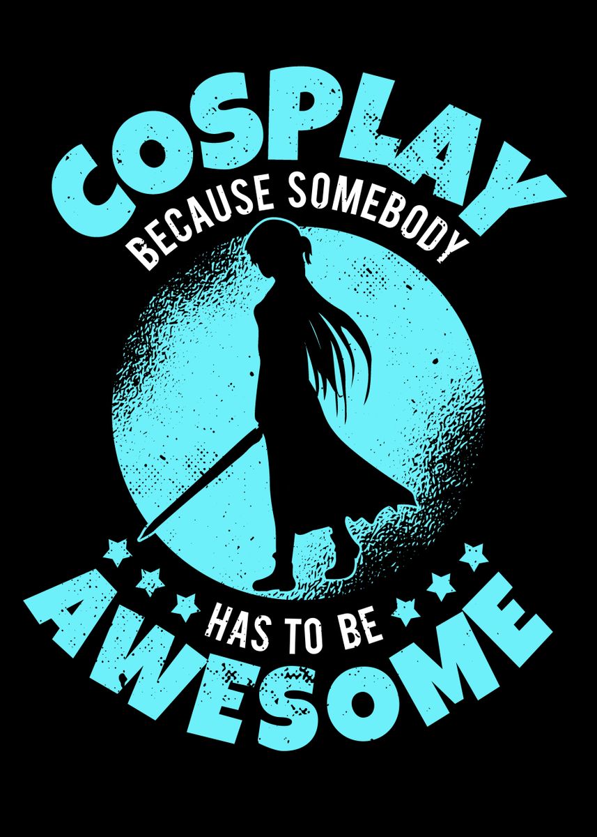 'Cosplay Anime Manga' Poster, picture, metal print, paint by Statements ...