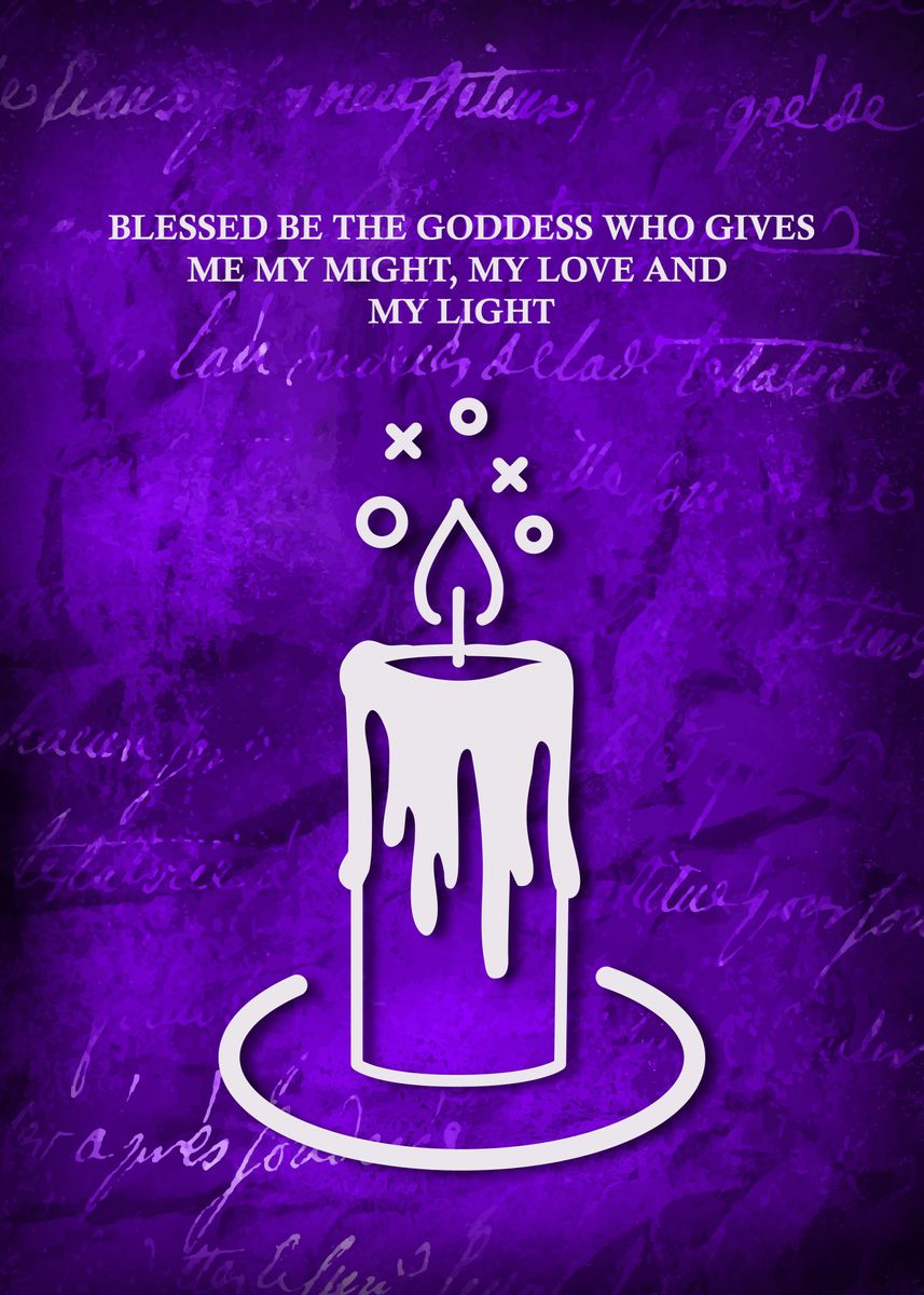 'Wicca Wall Art Decor' Poster, picture, metal print, paint by ...