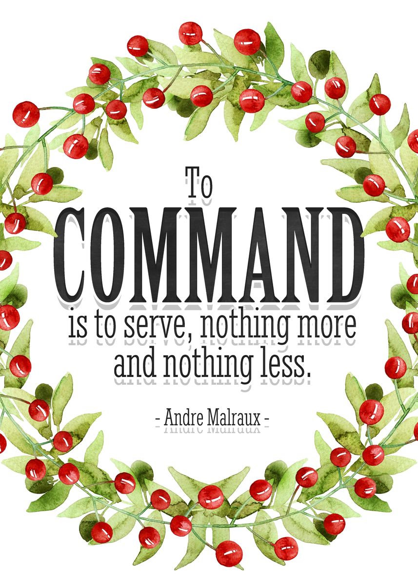 'To command' Poster by Juliana RW | Displate