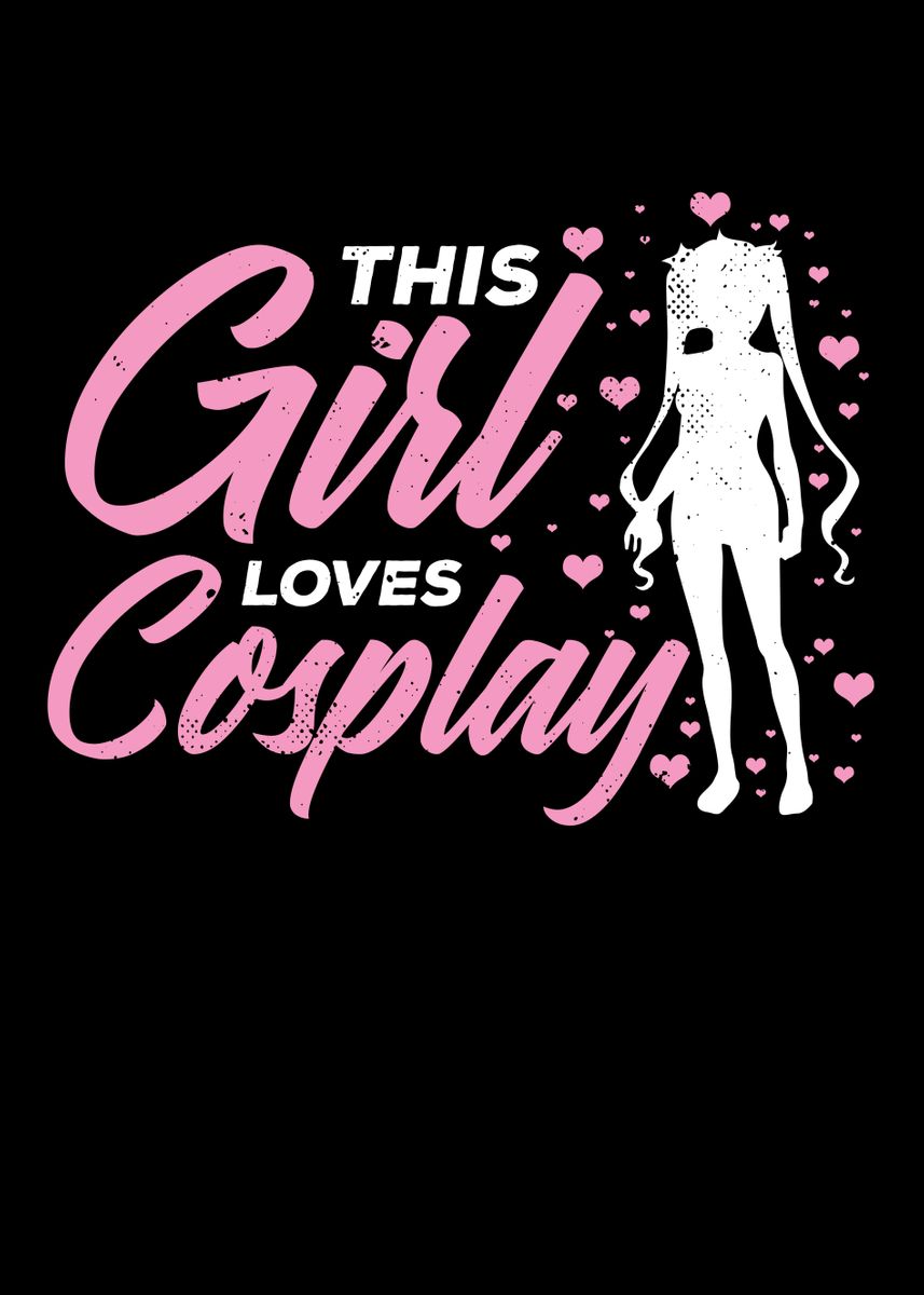 'Cosplay Anime Manga' Poster, picture, metal print, paint by Statements ...