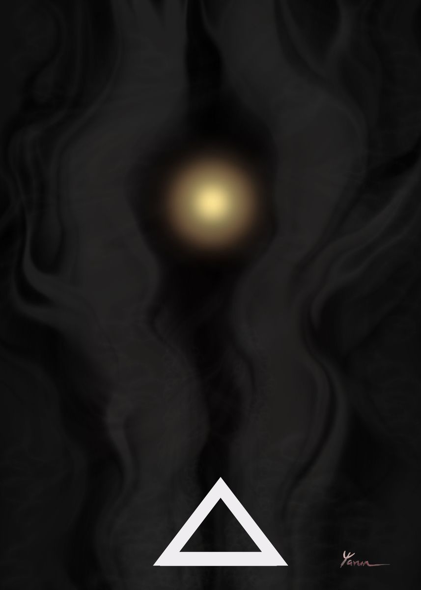 'Cosmic Yoni' Poster, picture, metal print, paint by Tarun Cherian ...