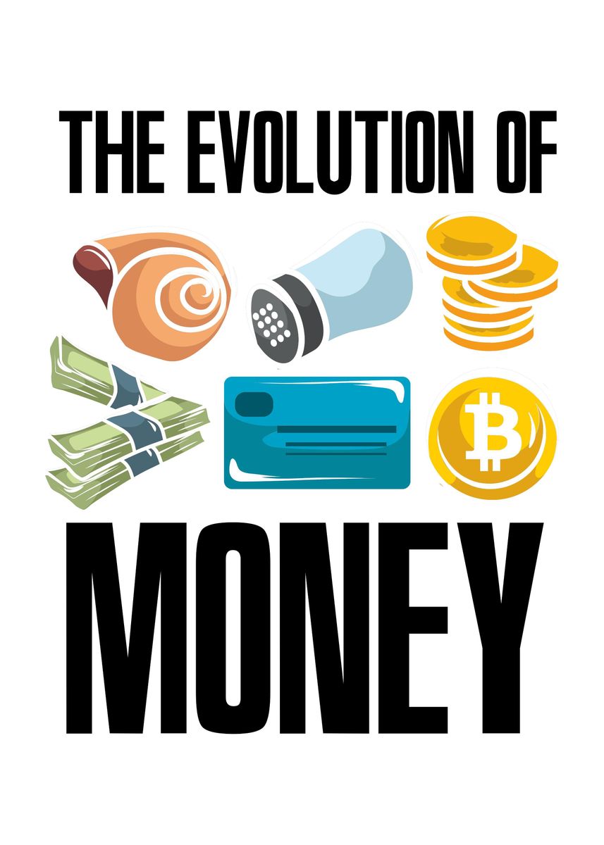 'The Evolution Of Money' Poster by EDventures | Displate