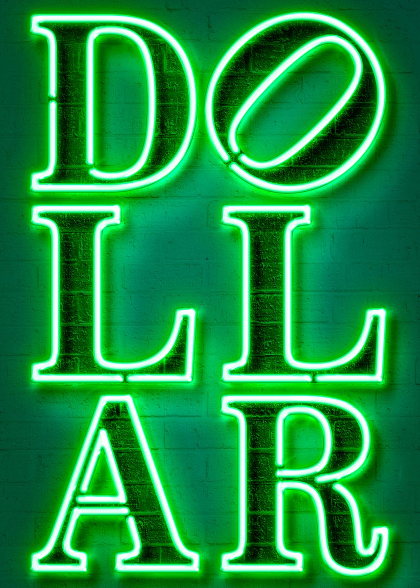 'Dollar' Poster by Octavian Mielu | Displate