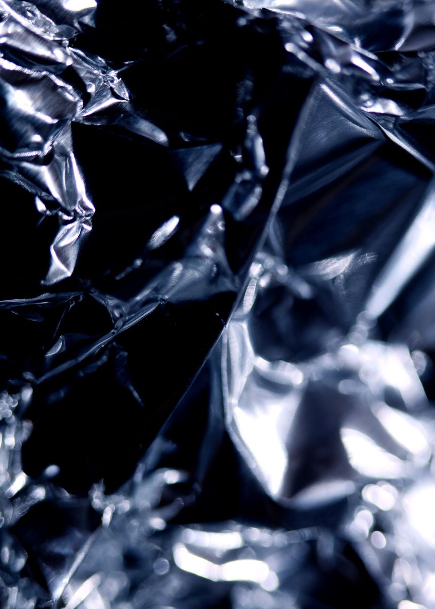 'Aluminum foliage abstract' Poster, picture, metal print, paint by ...