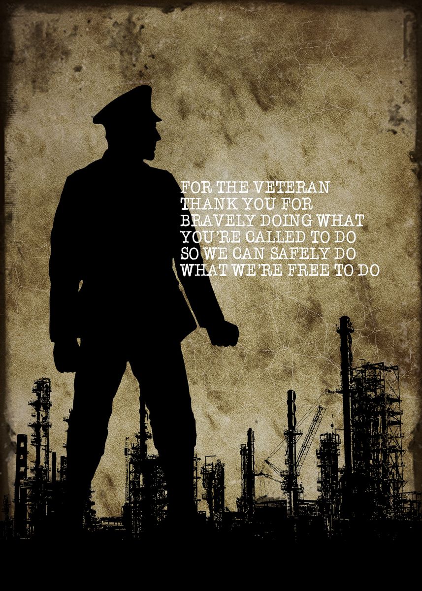'Veteran Soldier Wall Art' Poster, picture, metal print, paint by ...