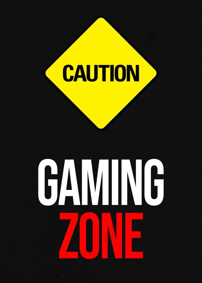 'Gaming Zone' Poster, picture, metal print, paint by Conceptual ...