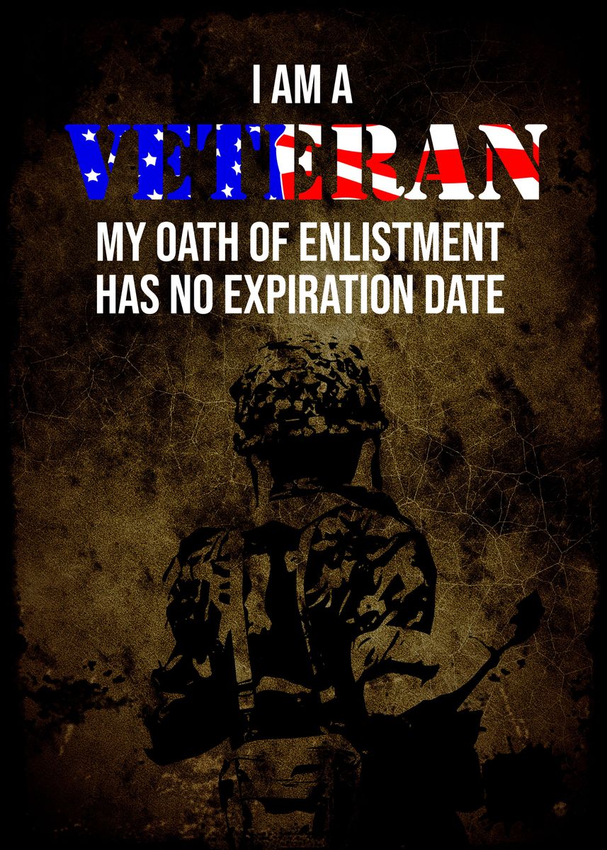 'Veteran Soldier Wall Art' Poster, picture, metal print, paint by ...