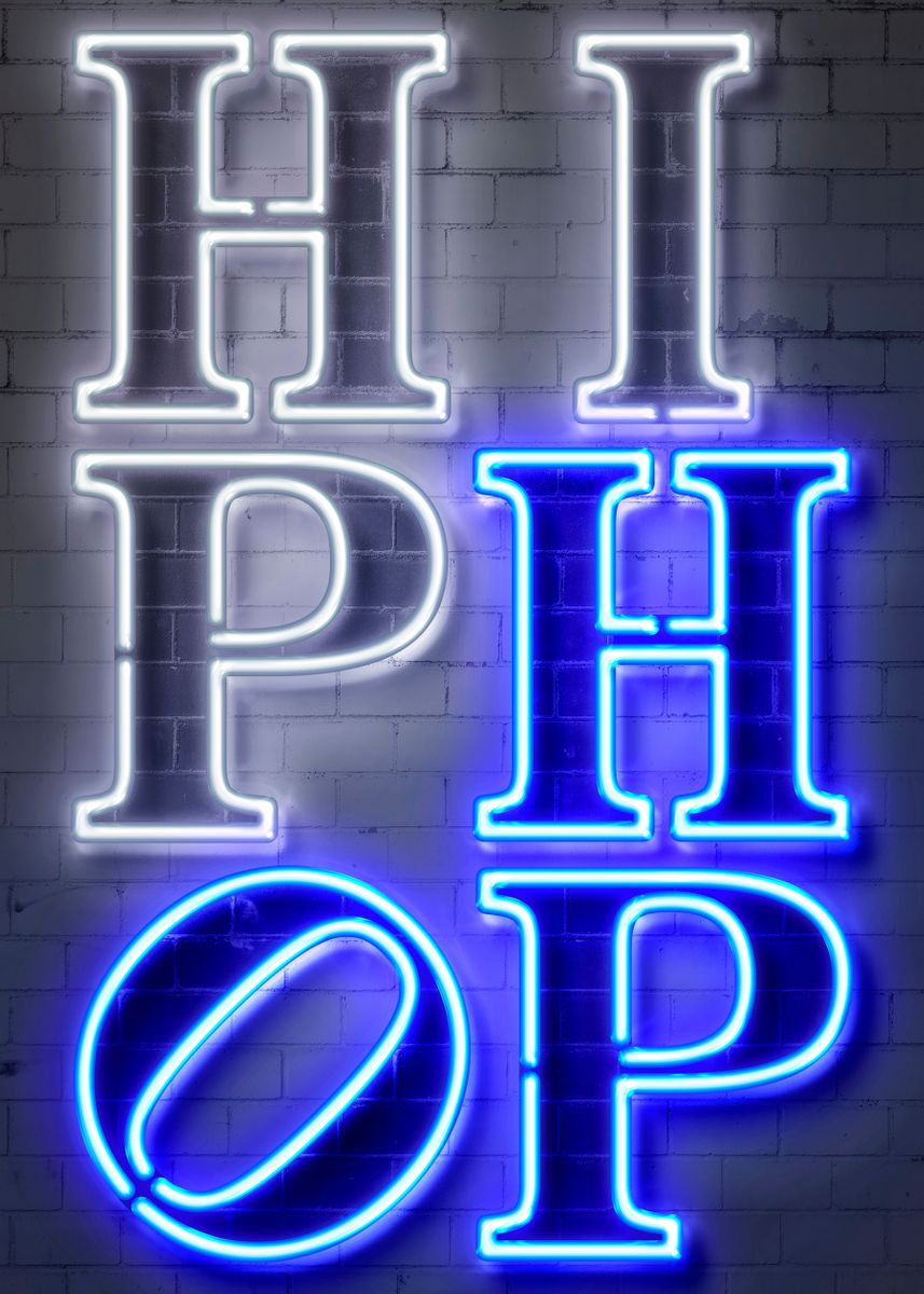 'Hip Hop' Poster, picture, metal print, paint by Octavian Mielu | Displate