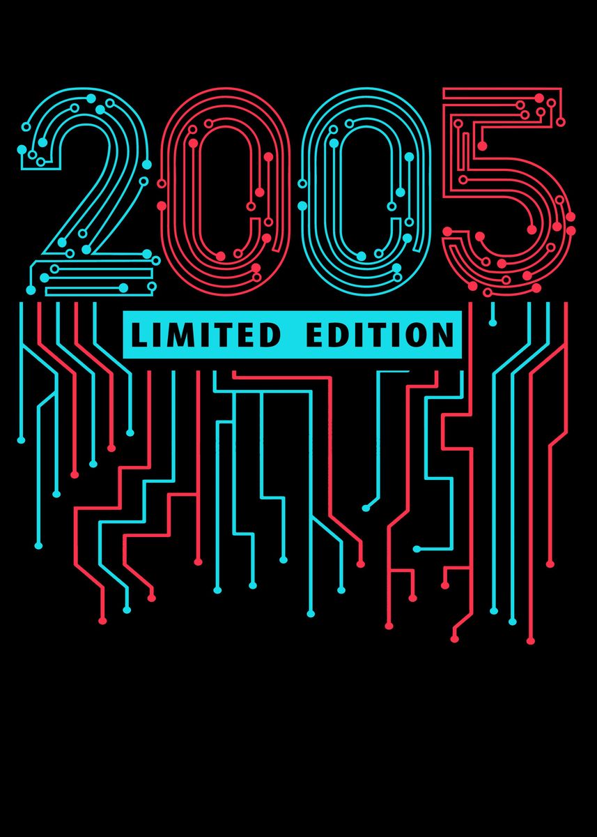 '2005 Limited Edition' Poster by AlmightyFashion | Displate