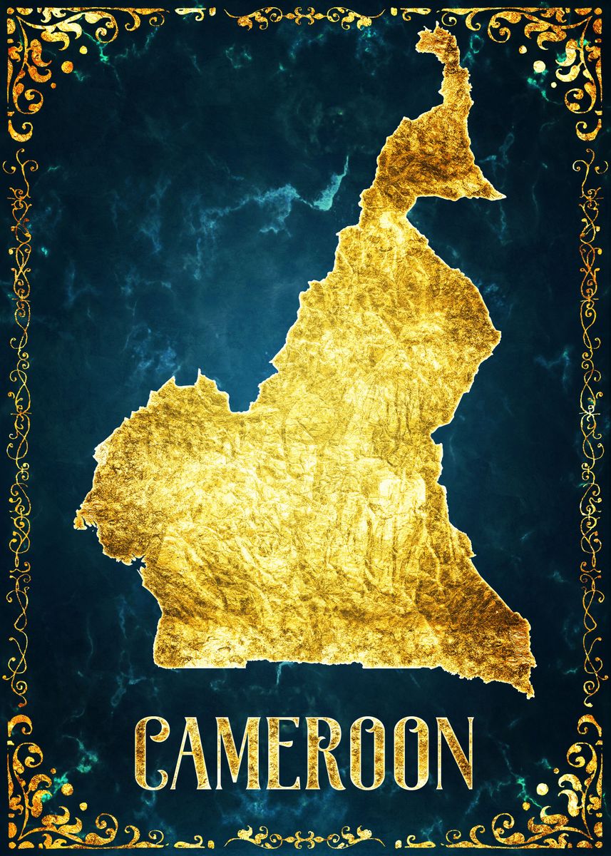 'cameroon Douala' Poster by SplashDesign | Displate