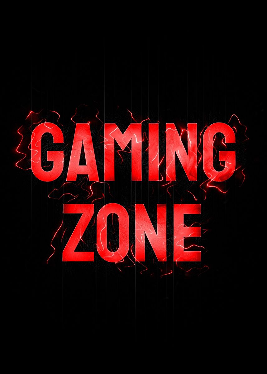 'Gaming Zone' Poster, picture, metal print, paint by Kuro Naichi | Displate