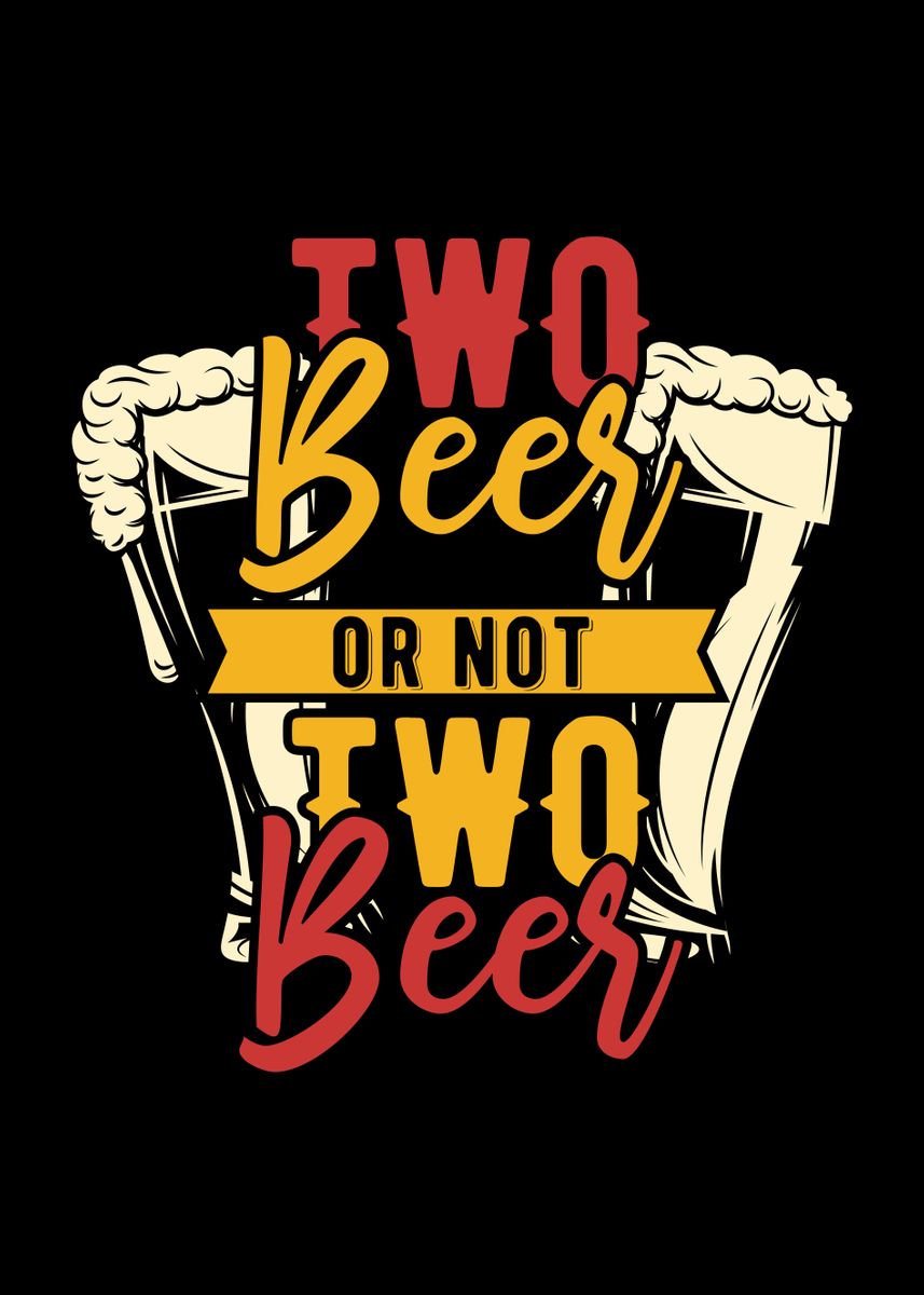 'BeerSet5' Poster, picture, metal print, paint by thetshirtshop2020 ...