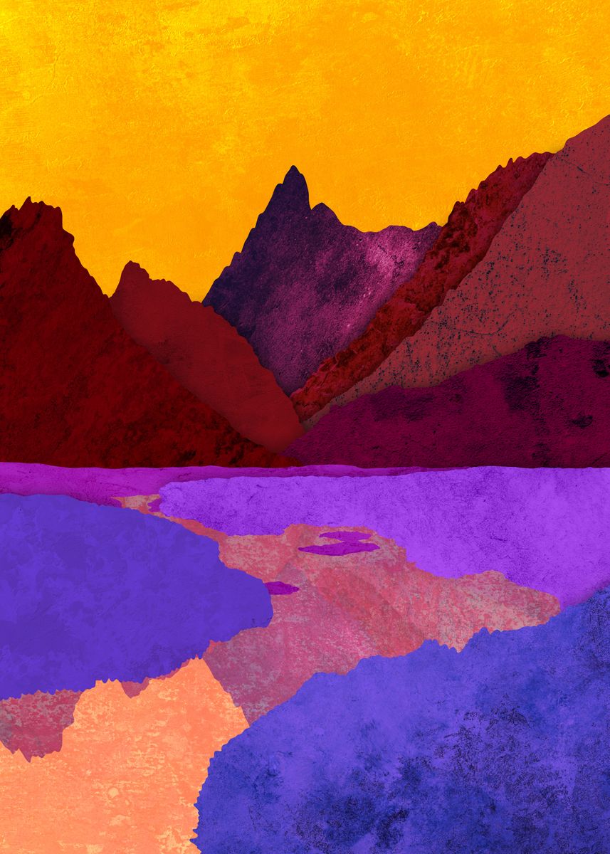 'One river' Poster by Creartist | Displate