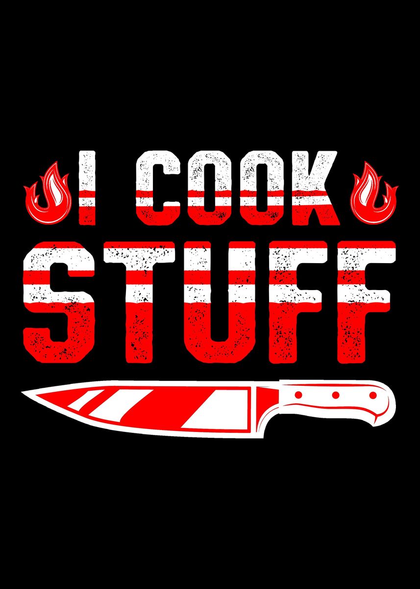 'Chef Baker Cooking Gift' Poster by Hexor | Displate