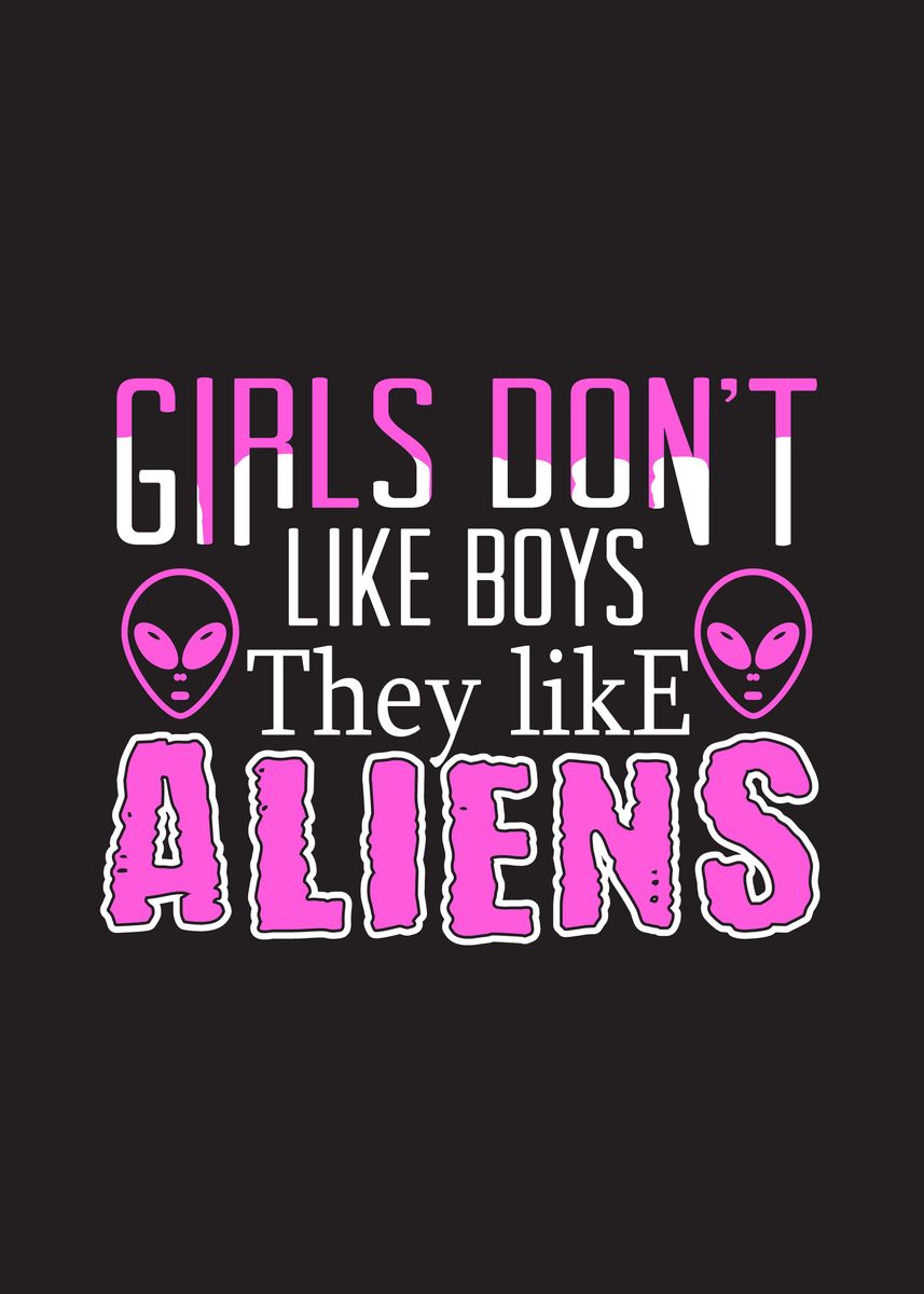'Girls Alien' Poster by Beone Digital | Displate