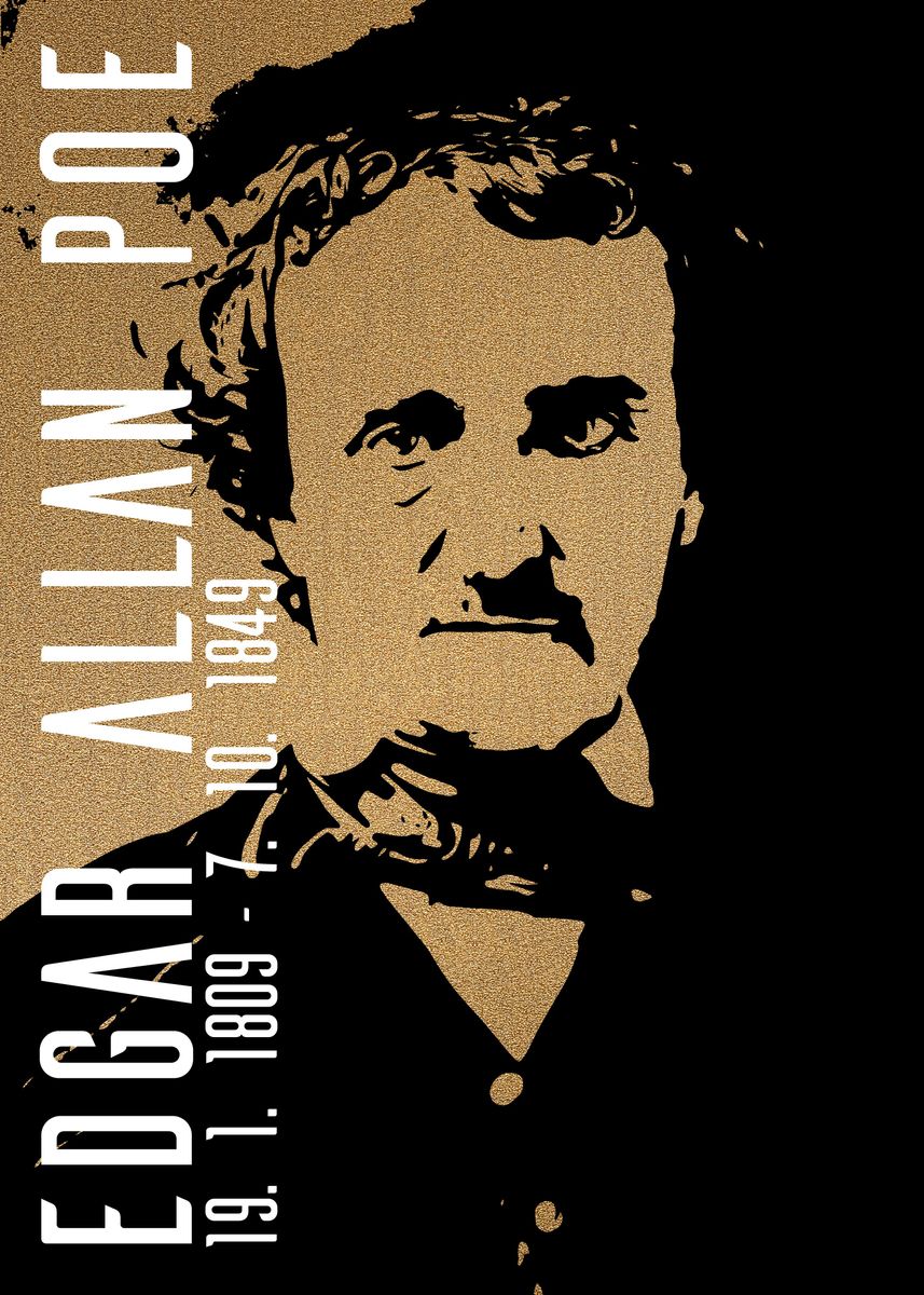 'Edgar Allan Poe' Poster by Petra Rommelfanger | Displate