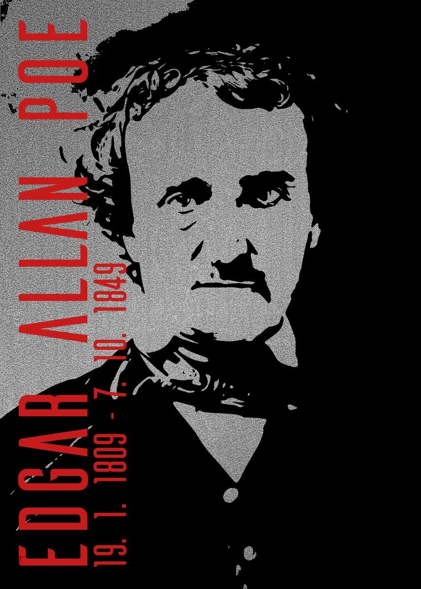 'Edgar Allan Poe' Poster by Petra Rommelfanger | Displate
