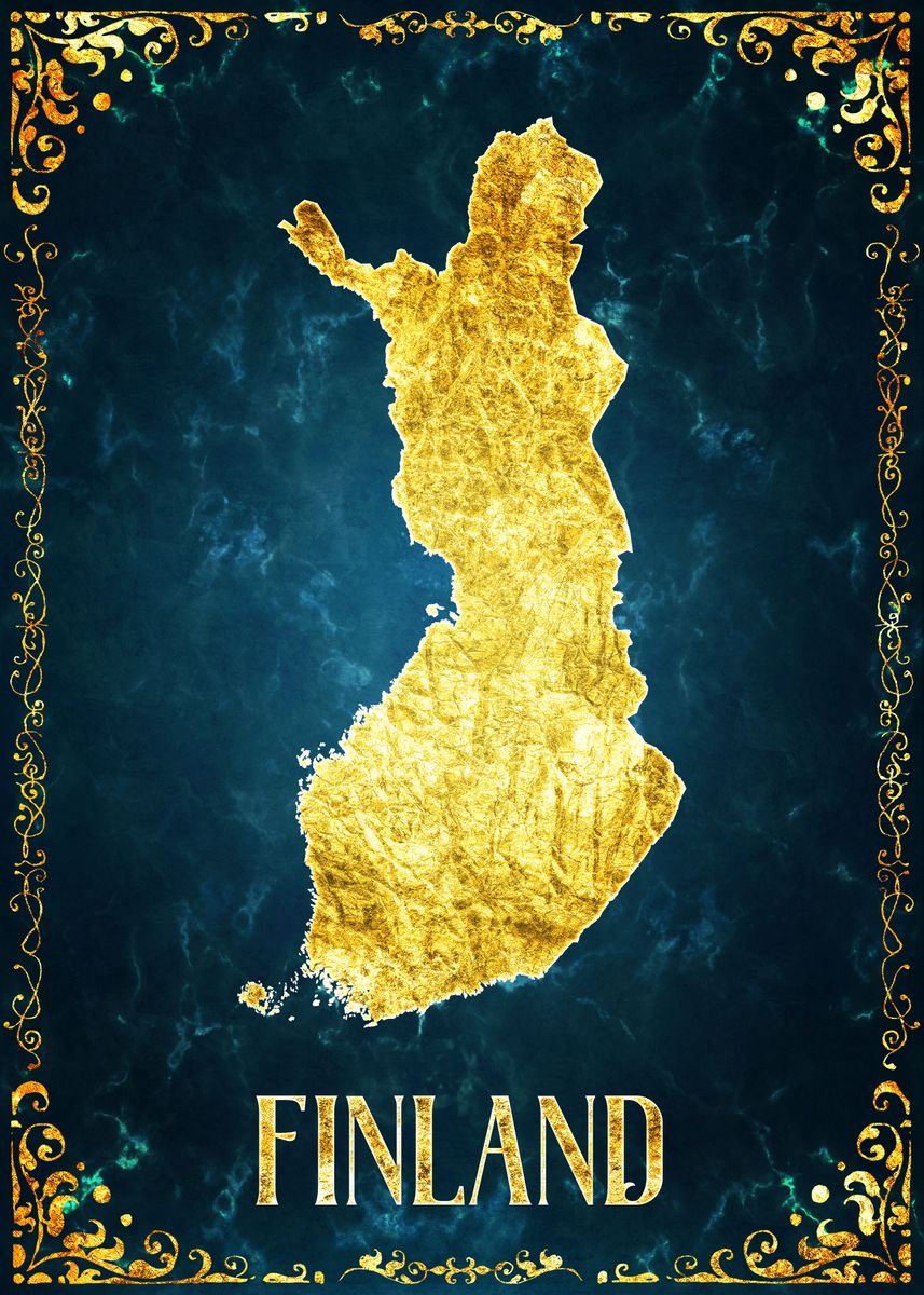 'Finland' Poster by SplashDesign | Displate