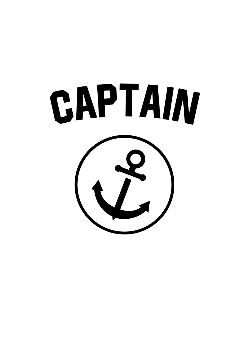 'Captain Anchor' Poster, picture, metal print, paint by Francois ...