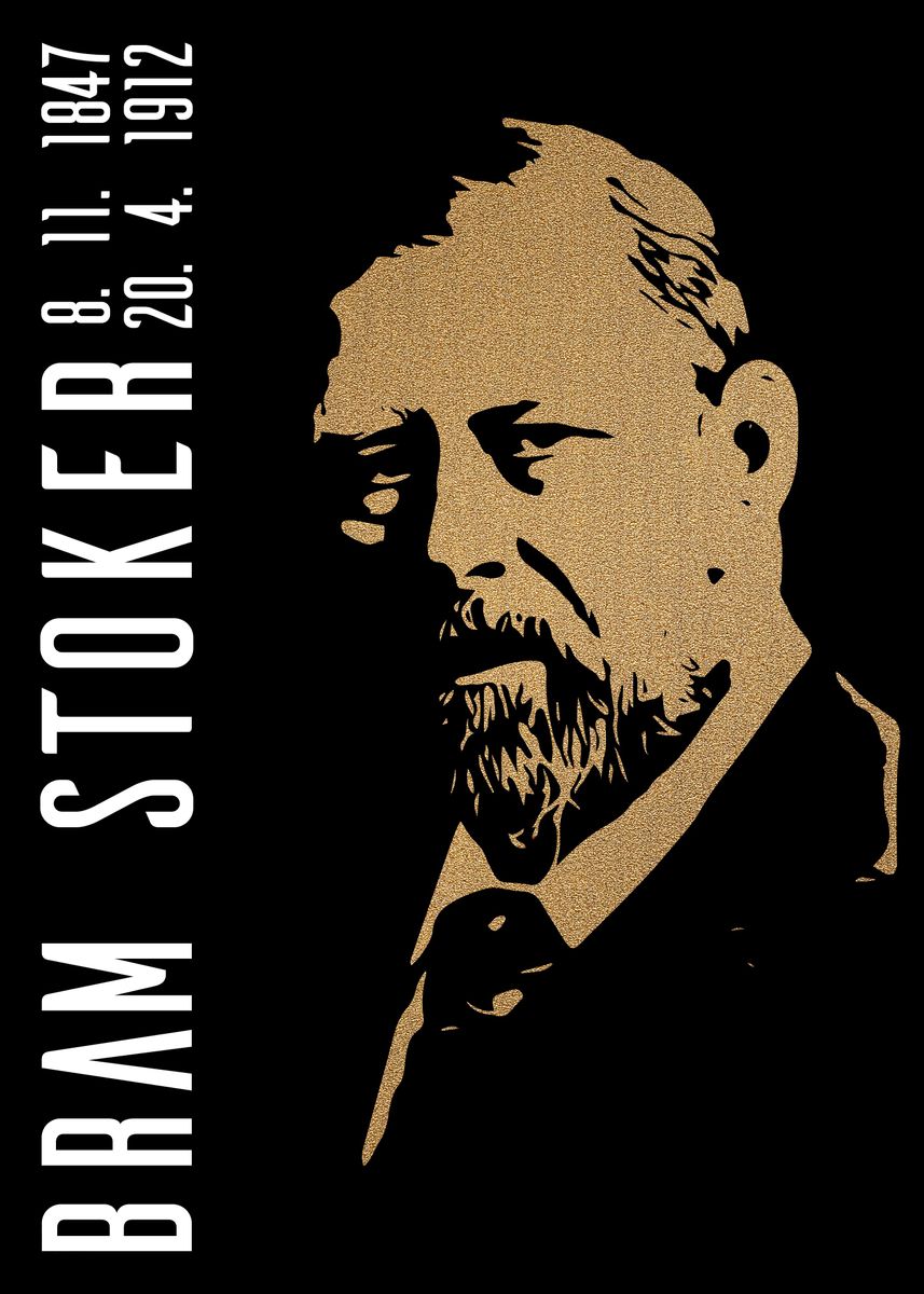 'Bram Stoker' Poster, picture, metal print, paint by Petra Rommelfanger ...