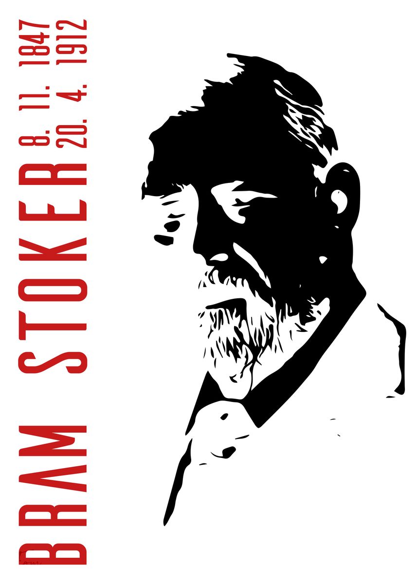 'Bram Stoker' Poster by Petra Rommelfanger | Displate