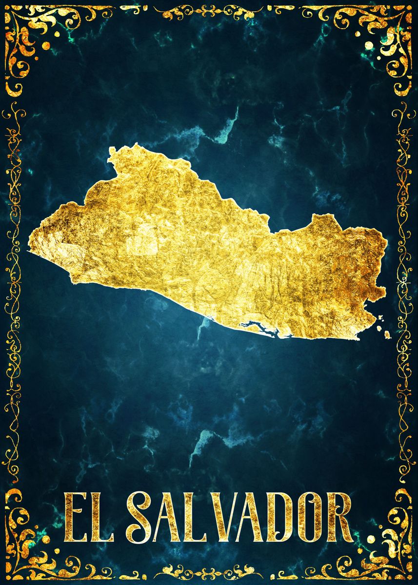 'el salvador' Poster by SplashDesign | Displate