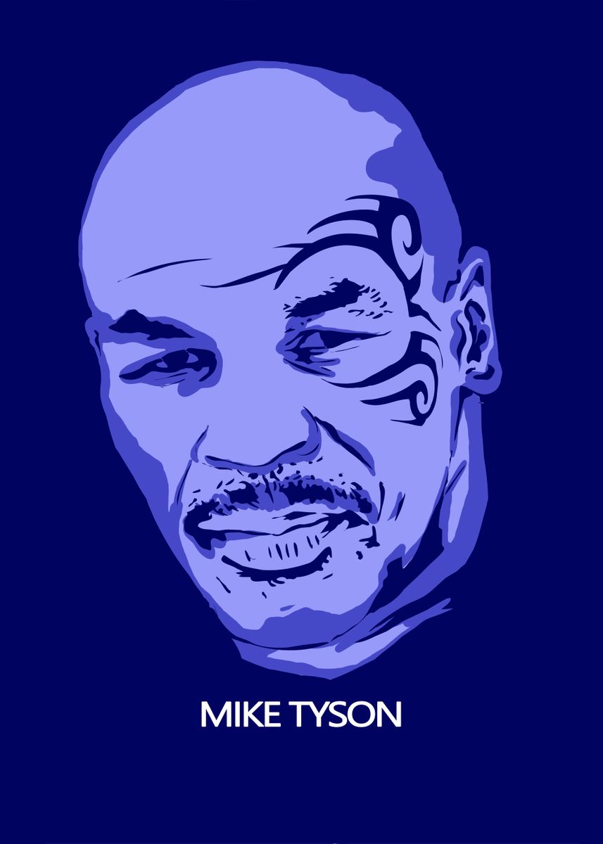 'VECTOR VEXEL MIKE TYSON' Poster by RAMRAM CLUBCO | Displate