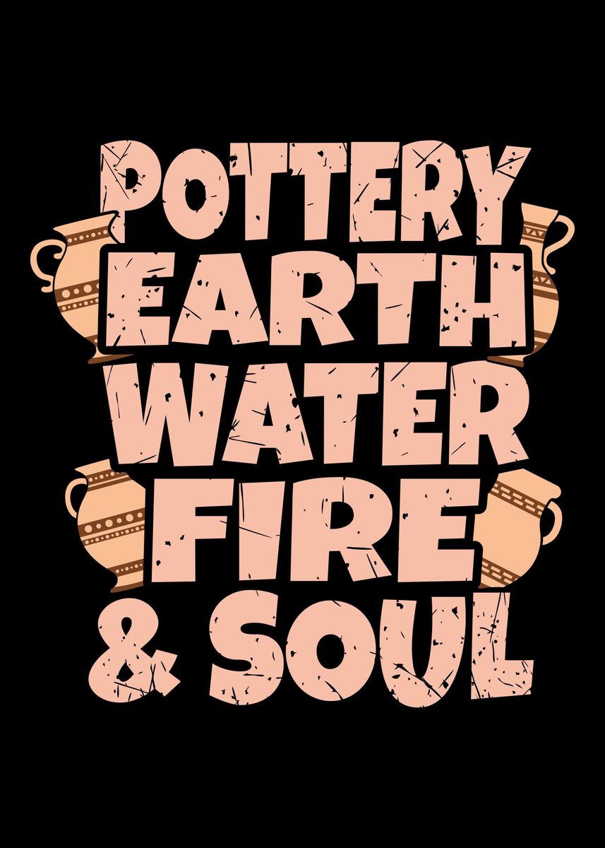 'Pottery' Poster by Hexor | Displate