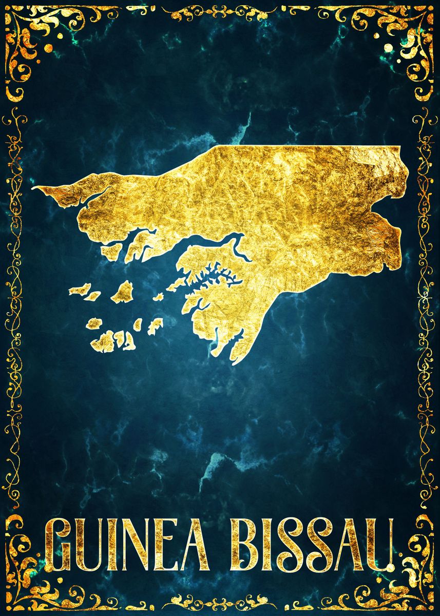 'guinea bissau' Poster by SplashDesign | Displate