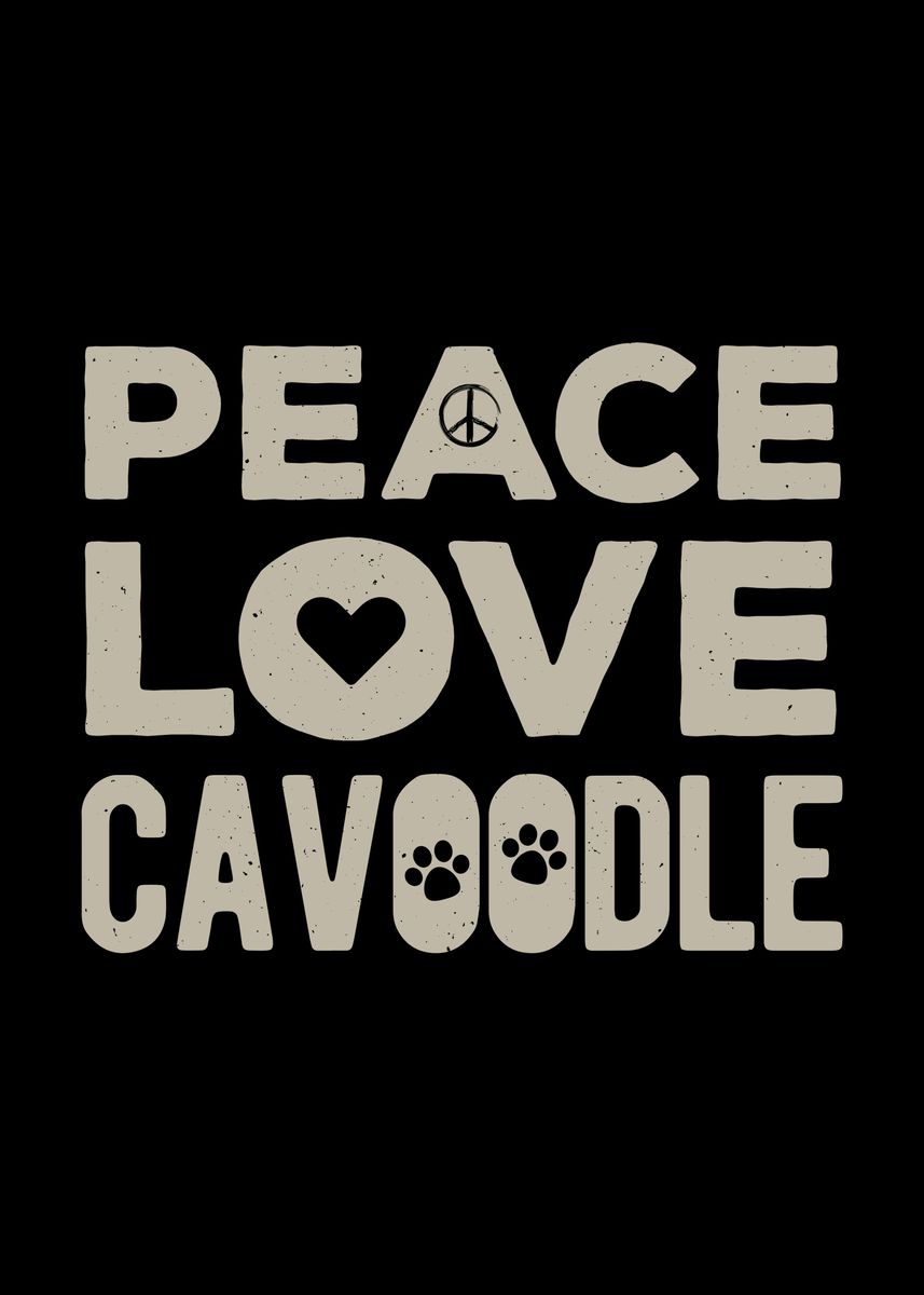 'Funny Cavoodle' Poster by Visualz | Displate