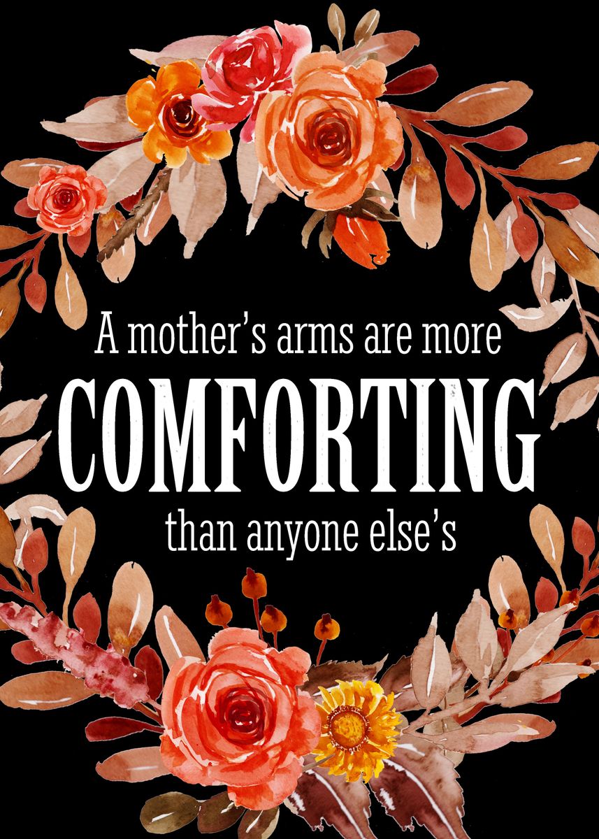 'Comforting' Poster, picture, metal print, paint by Juliana RW | Displate