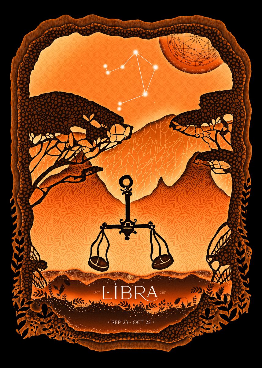 'Libra' Poster by Kilo Byte | Displate
