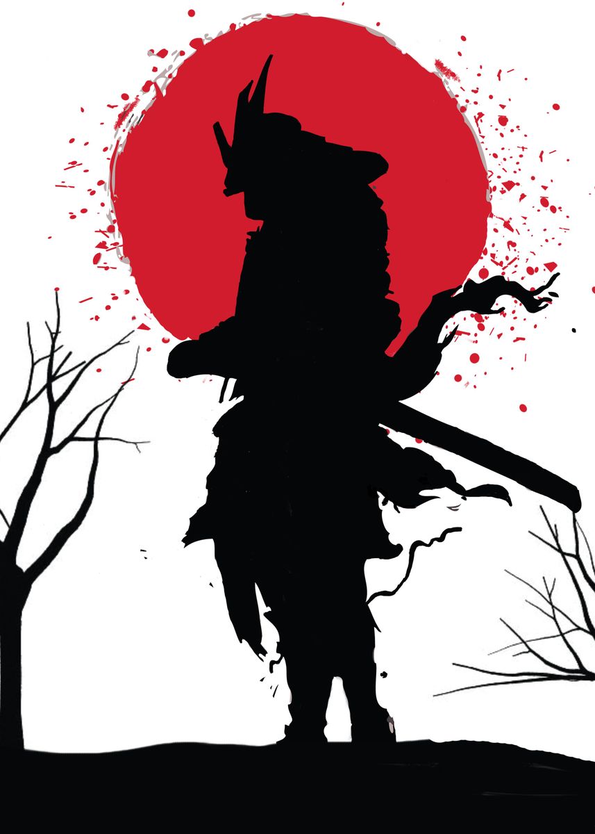 'samurai number twenty' Poster, picture, metal print, paint by luigi ...