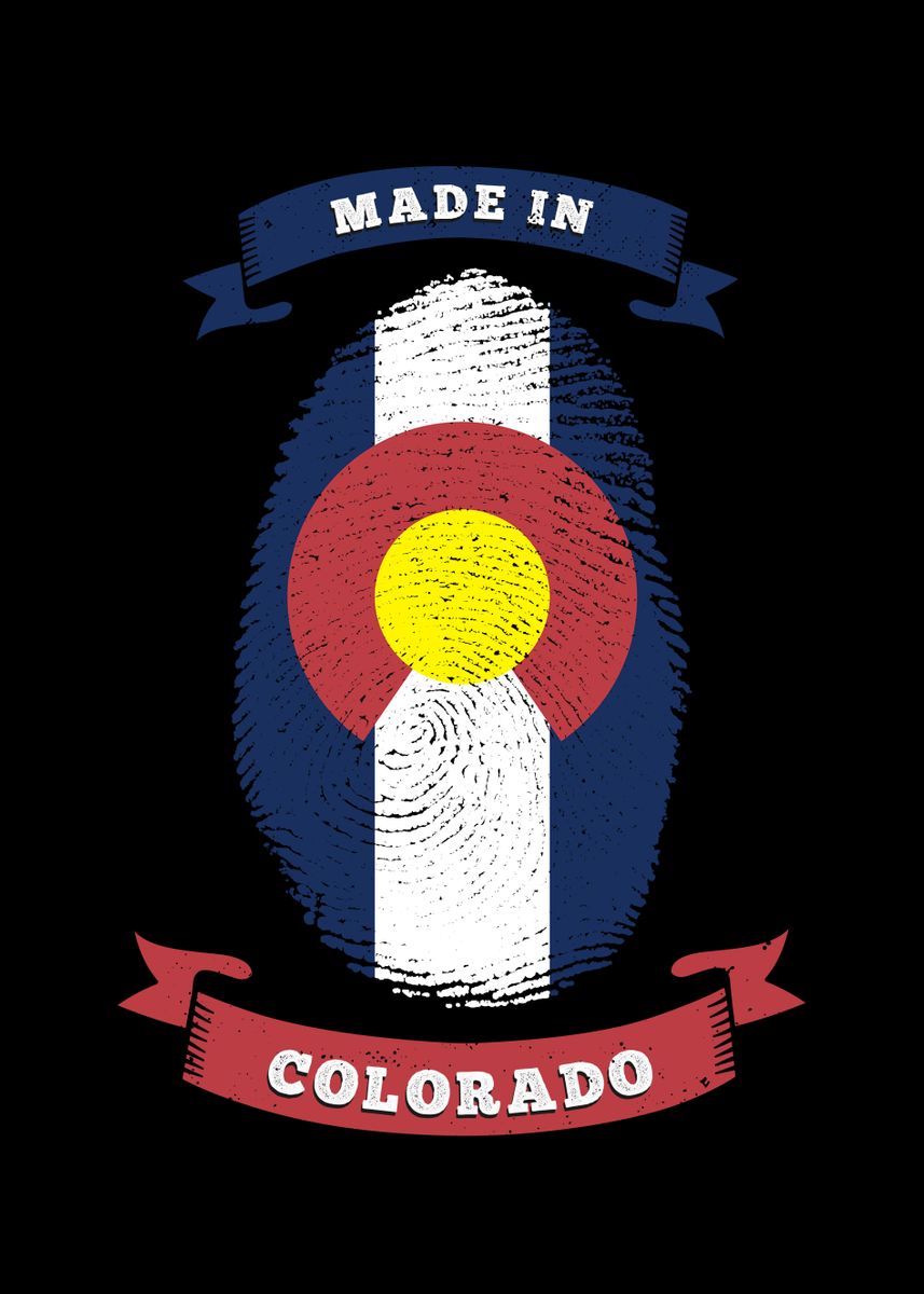 'MADE IN COLORADO' Poster by StonerPlates | Displate