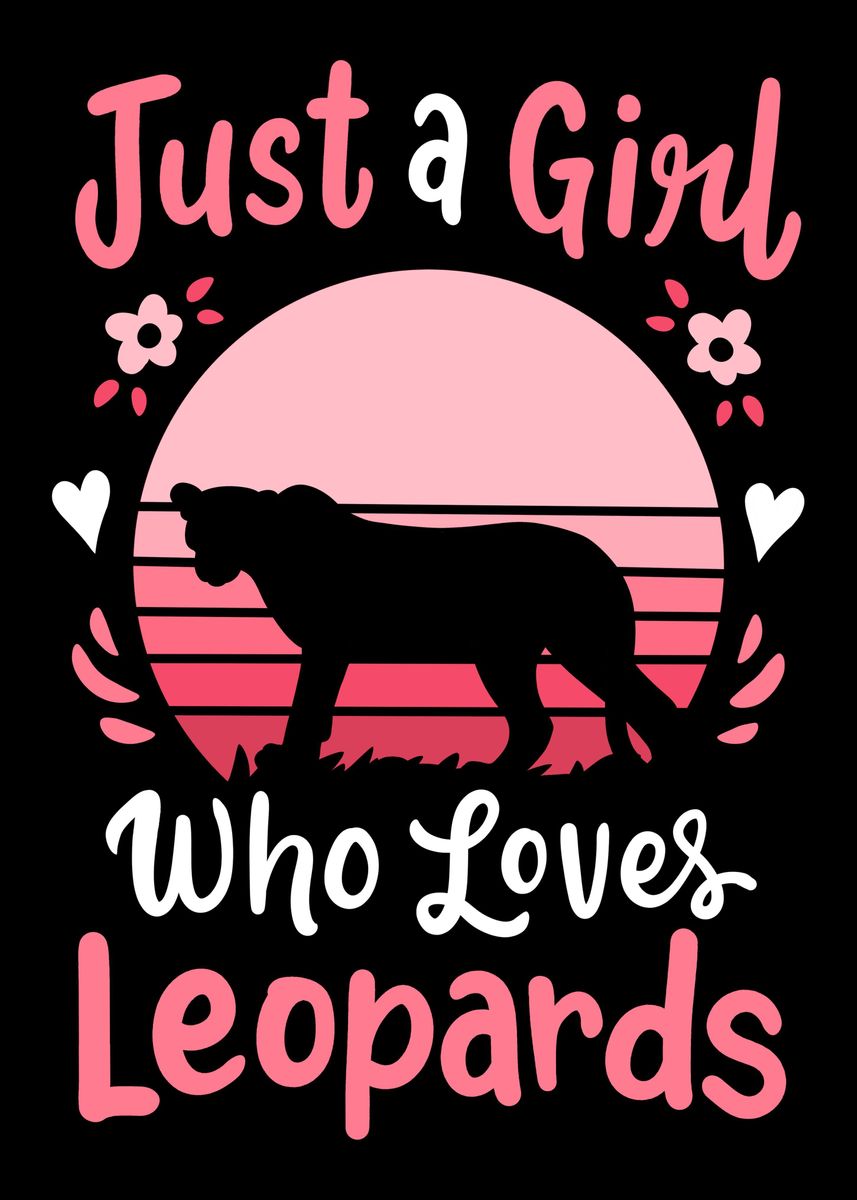 'Leopards Leopard Lover Ret' Poster, picture, metal print, paint by ...
