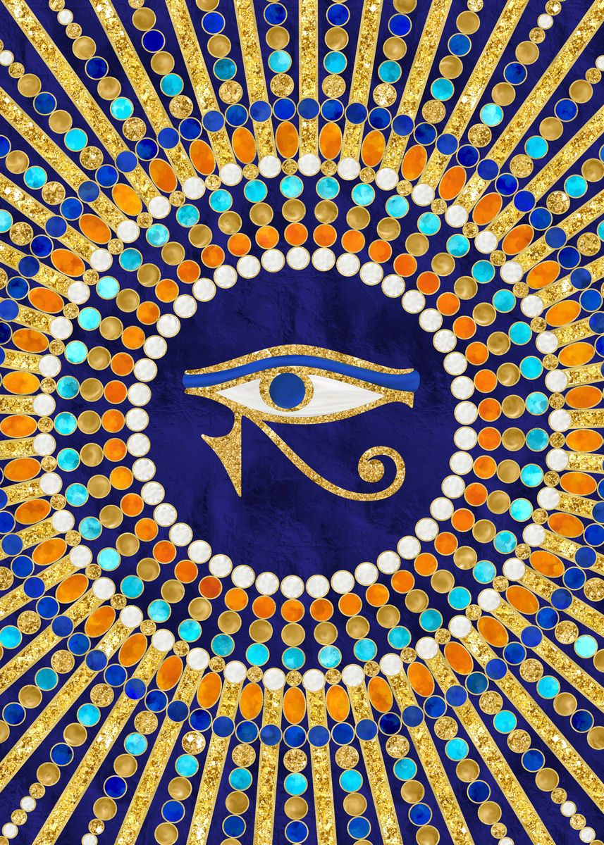 'Eye of Thoth' Poster by Octavia Soldani | Displate