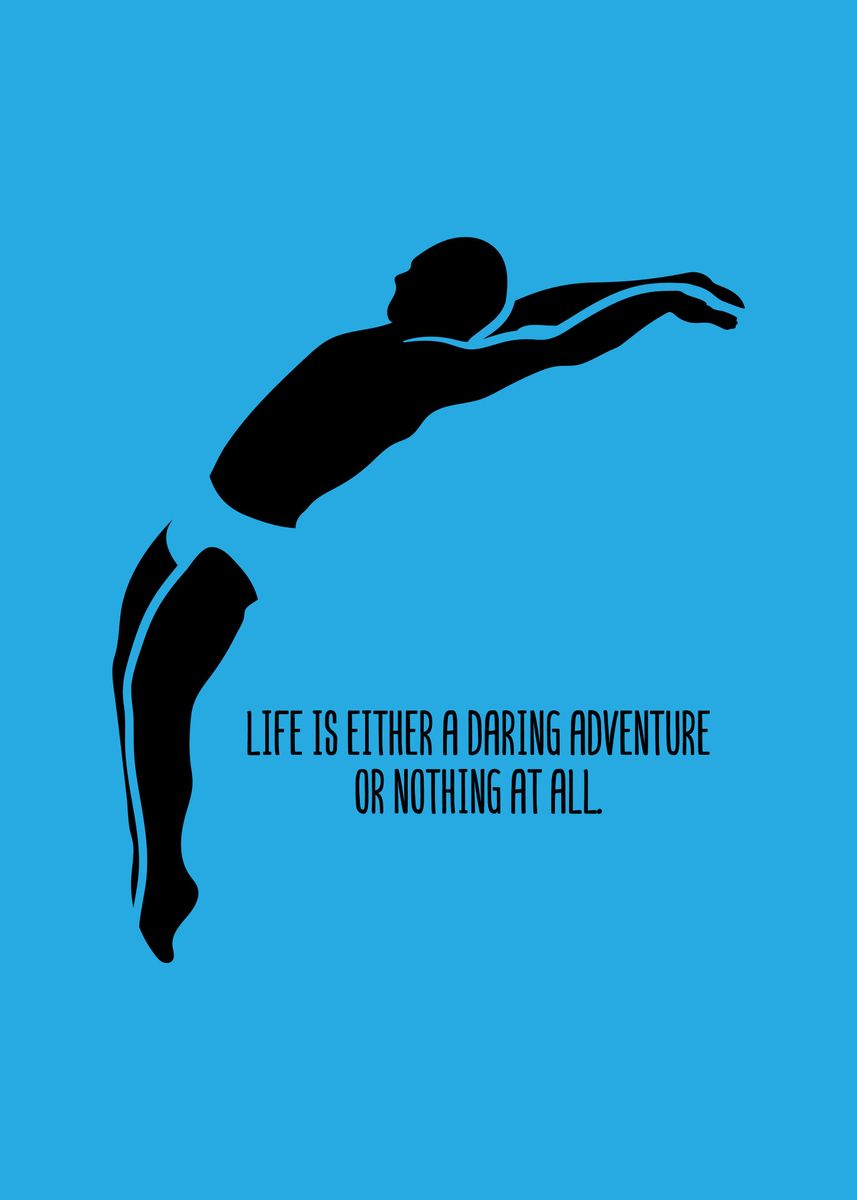 'Sports Diving Wall Decor' Poster by Decoratier Qwerdenker | Displate