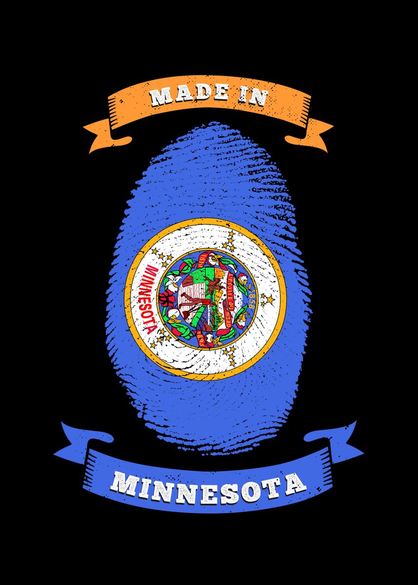 'MADE IN MINNESOTA' Poster, picture, metal print, paint by StonerPlates ...