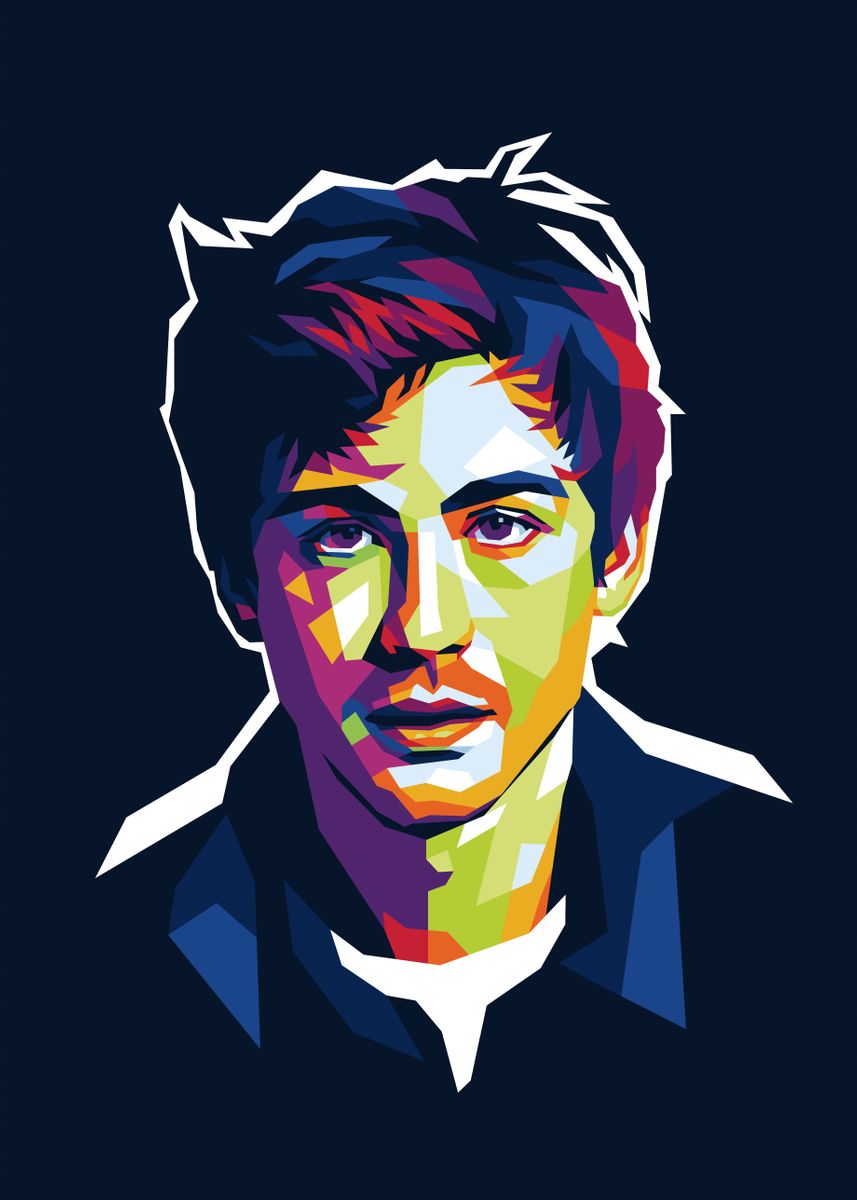 'Logan Lerman' Poster by Roseed Abbas | Displate